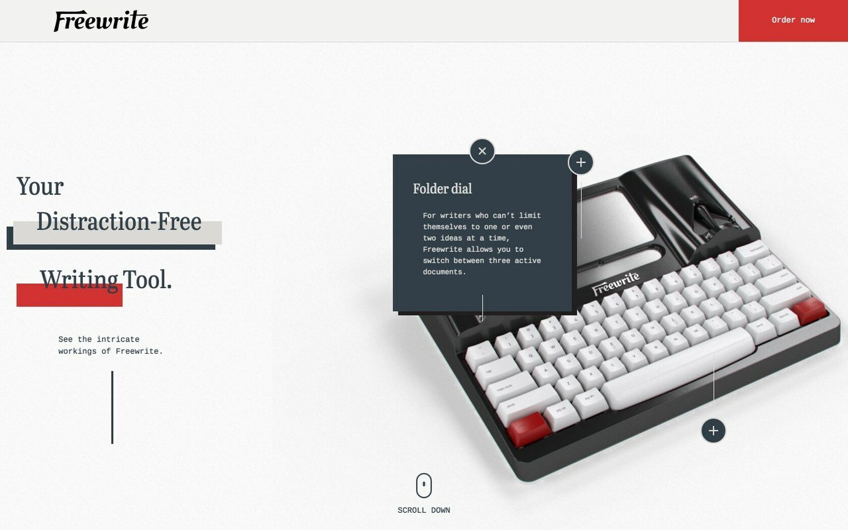 Freewrite — SOTD: 07.02.17 | Best Website Gallery