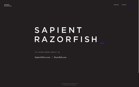 Sapient Razorfish — SOTD: 21.03.17 | Best Website Gallery