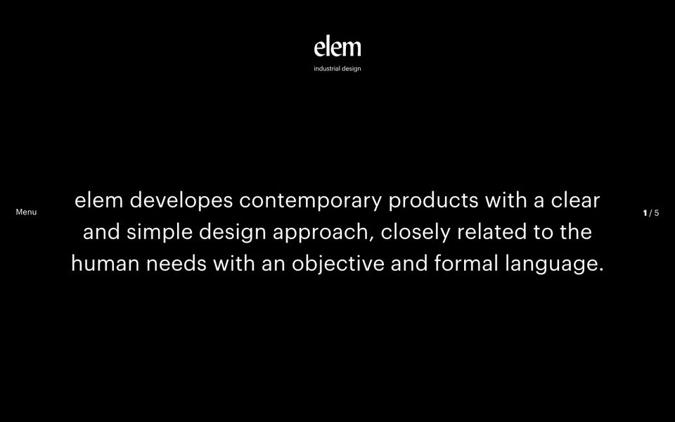 Elem — SOTD: 03.04.17 | Best Website Gallery