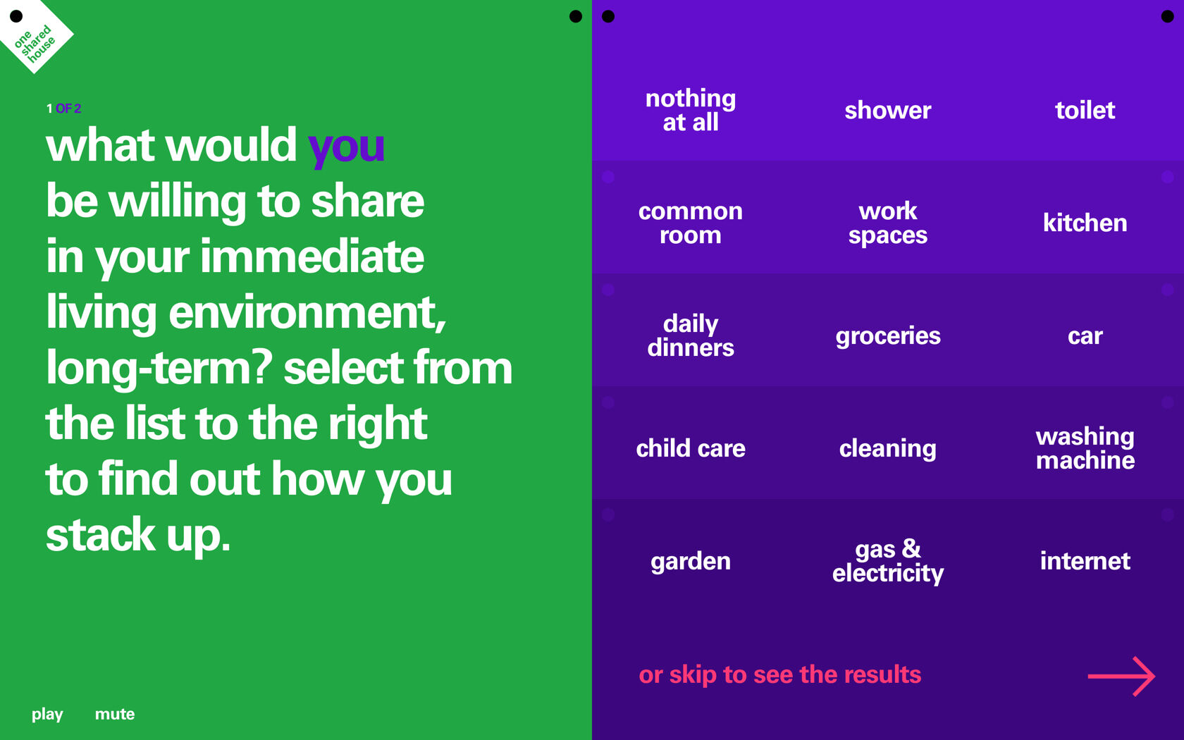 One Shared House — SOTD: 04.04.17 | Best Website Gallery