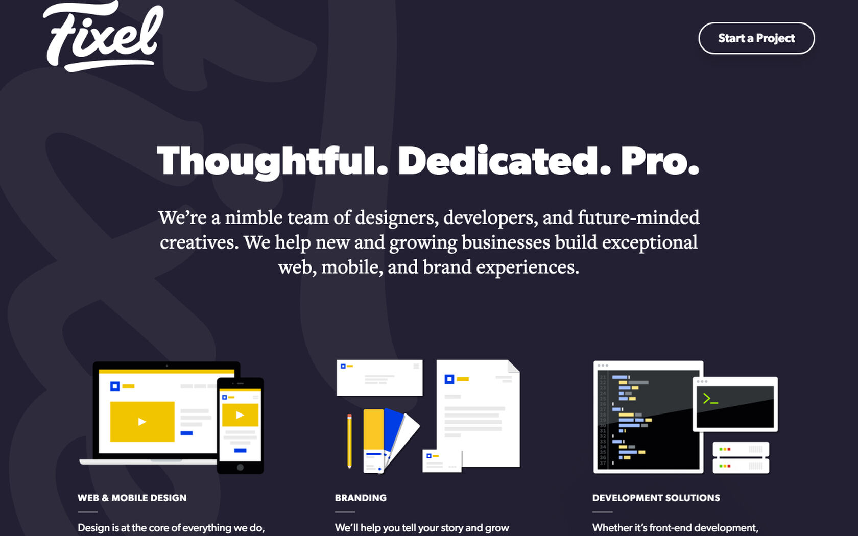 We are Fixel — SOTD: 30.08.17 | Best Website Gallery