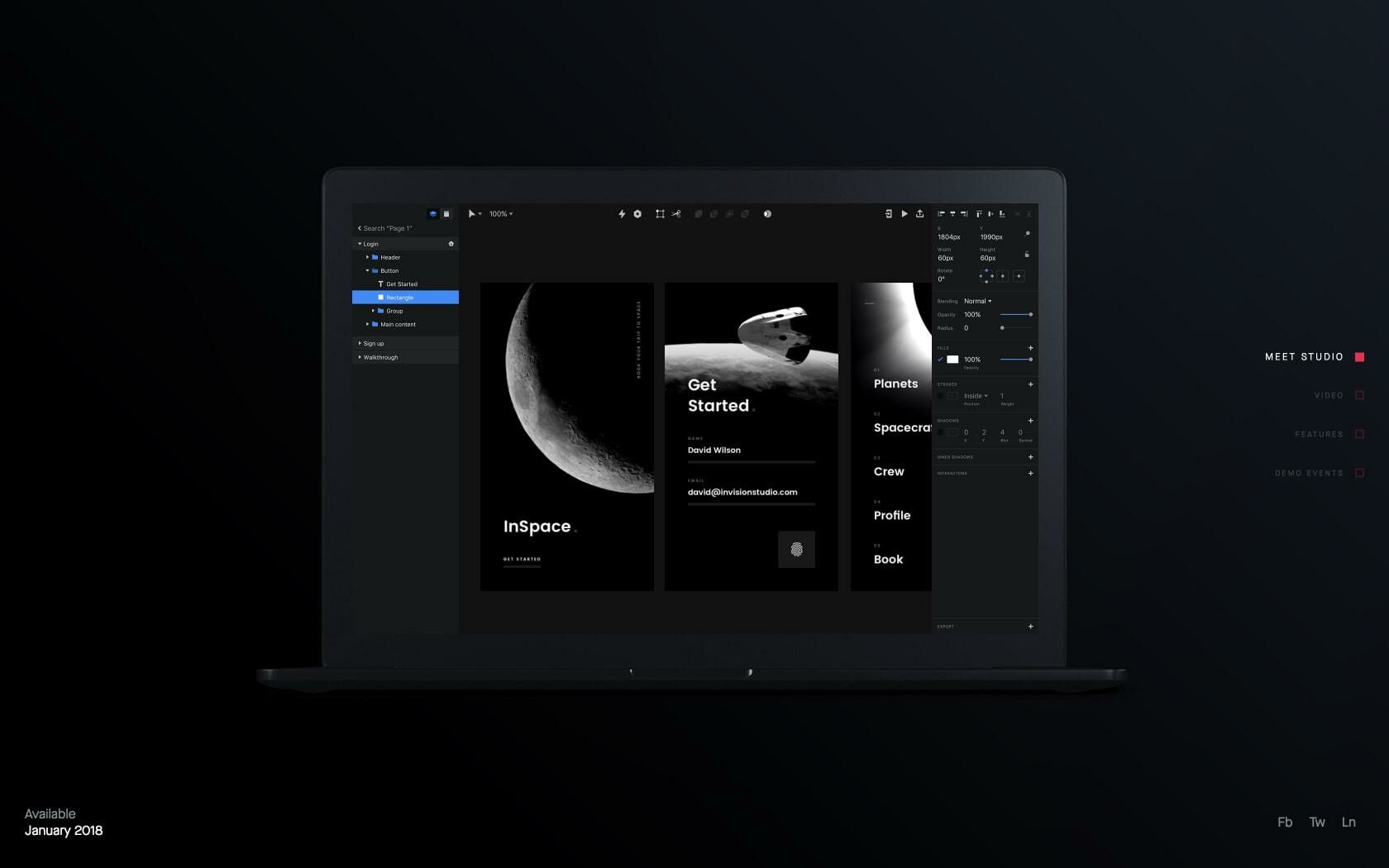 Invision Studio — SOTD: 23.10.17 | Best Website Gallery