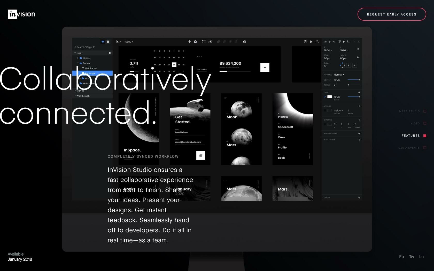 Invision Studio — SOTD: 23.10.17 | Best Website Gallery