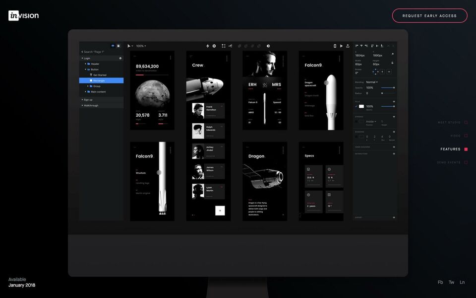 Invision Studio — SOTD: 23.10.17 | Best Website Gallery
