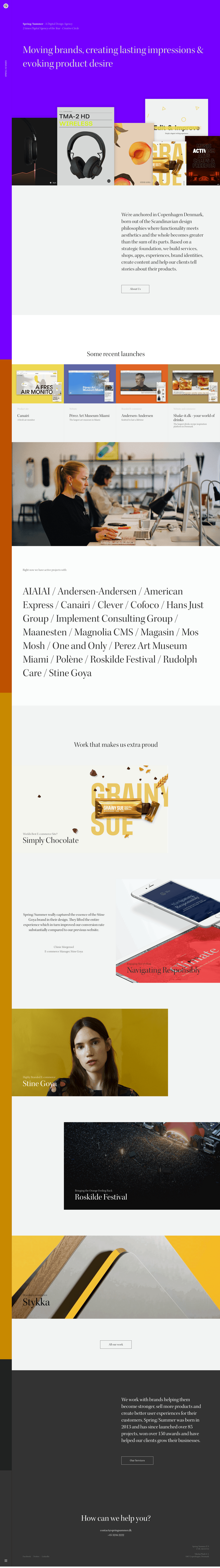 Spring/Summer — SOTD: 08.03.23 | Best Website Gallery