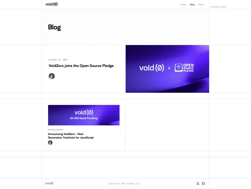VoidZero — SOTD: 12.11.24 | Best Website Gallery