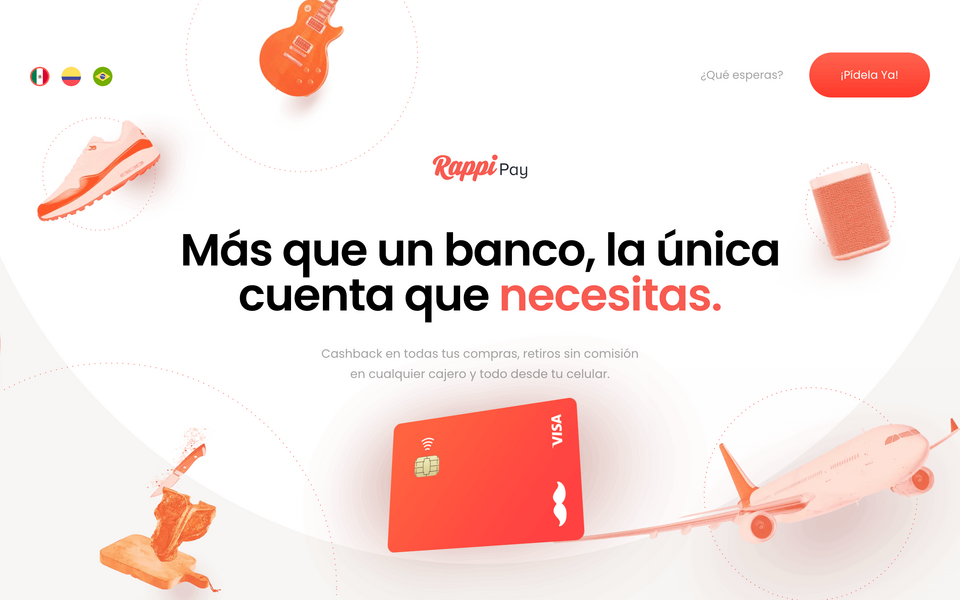 Rappi Pay — SOTD: 24.09.19 | Best Website Gallery