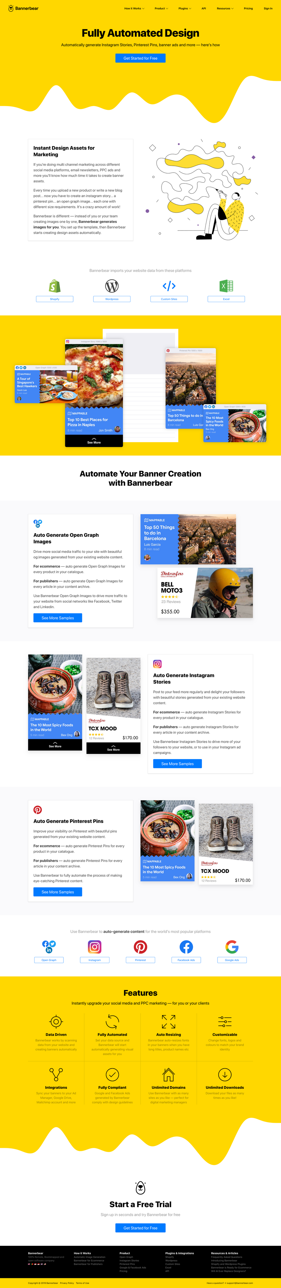 Bannerbear — SOTD: 20.01.20 | Best Website Gallery