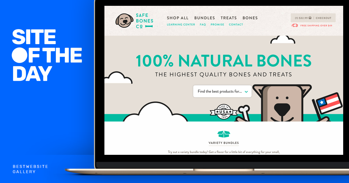 Safe Bones — SOTD: 19.04.17 | Best Website Gallery