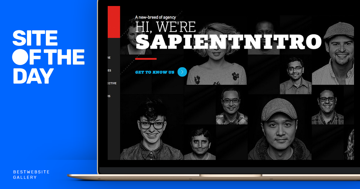 SapientNitro — SOTD: 12.08.14 | Best Website Gallery