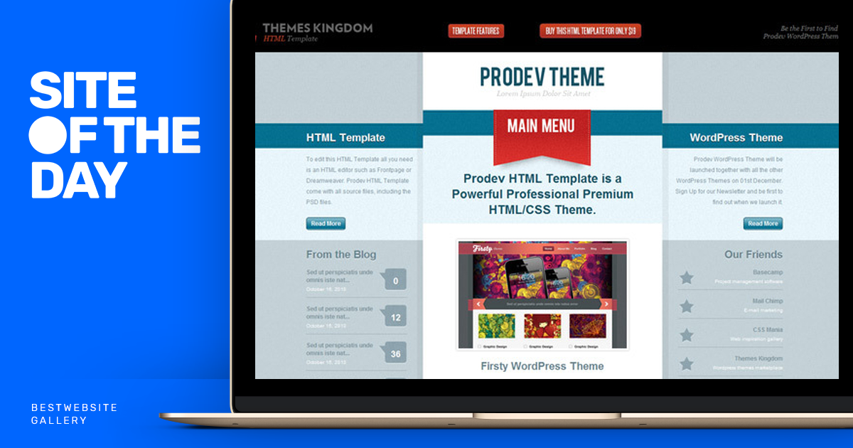 Prodev Theme — SOTD: 03.11.10 | Best Website Gallery