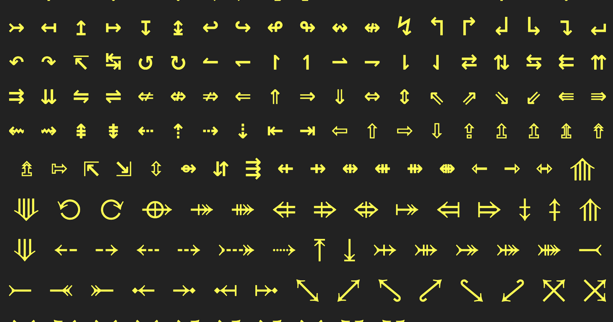 Unicode Arrows | Best Website Gallery