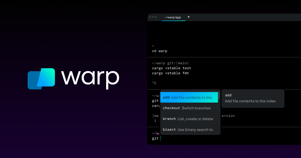 Warp: The terminal for the 21st century | Best Website Gallery